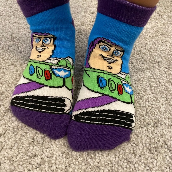 Disney | Accessories | Buzz Lightyear Kid Socks Size 951 | Poshmark